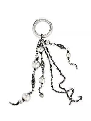 ANN DEMEULEMEESTER Biny Beaded Charm Ring - Silver