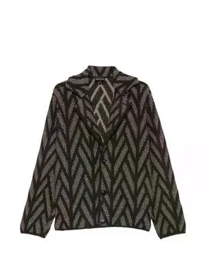 Emporio Armani Chevron-pattern Cardigan