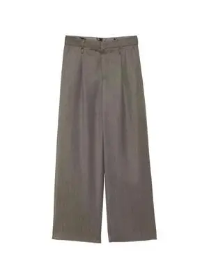 Emporio Armani Pleated Trousers - Neutrals