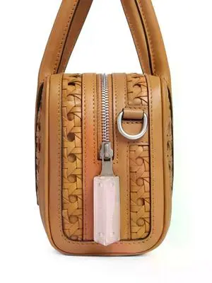 AVITEUR Cristallino Cannage-weave Leather Tote Bag