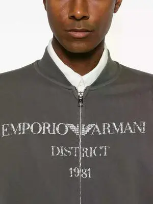 Emporio Armani Logo-print Zip-up Sweatshirt