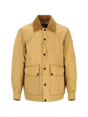 Moncler Louron Corduroy-collar Jacket - Neutrals