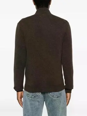 Gant Zip-up Cardigan - Brown