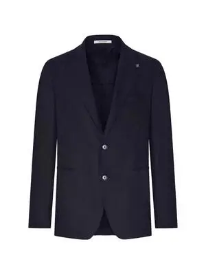 Tagliatore Logo-pin Single-breasted Blazer