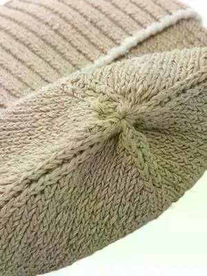 Loewe 2010s Anagram-patch Knit Beanie Hat