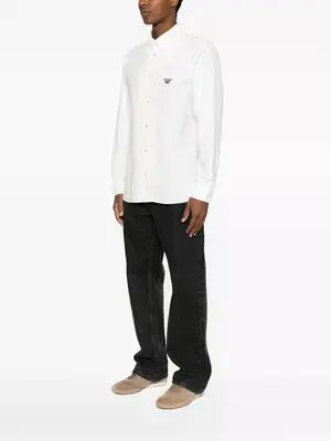 Emporio Armani Logo-patch Button-fastening Shirt