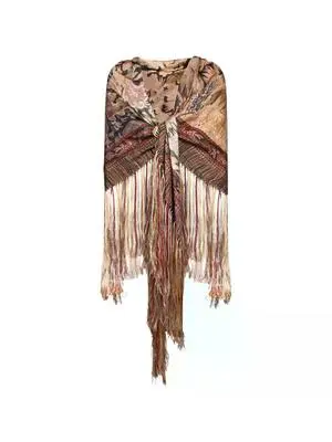 PIERRE-LOUIS MASCIA Aloeuw Jacquard-woven Fringed Scarf - Neutrals