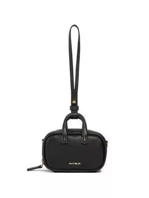 AVITEUR Mini Maia Shoulder Bag - Black