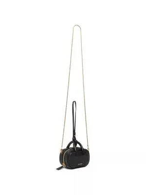 AVITEUR Mini Maia Shoulder Bag - Black