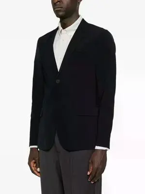 Emporio Armani Chest-pocket Single-breasted Blazer