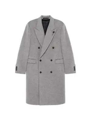 LARDINI Double-breasted Peak-lapels Coat