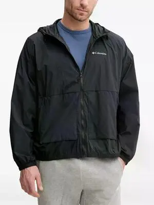 Columbia Street Heights Logo-print Hooded Jacket - Black