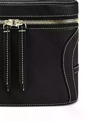 AIGNER Small Deborah Contrast-stitch Leather Crossbody Bag