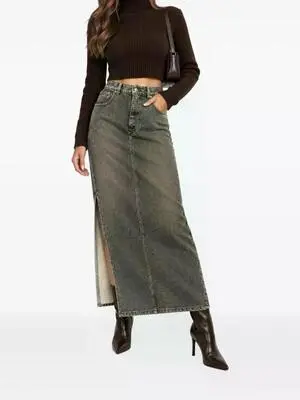 Archive Dea Denim Maxi Skirt