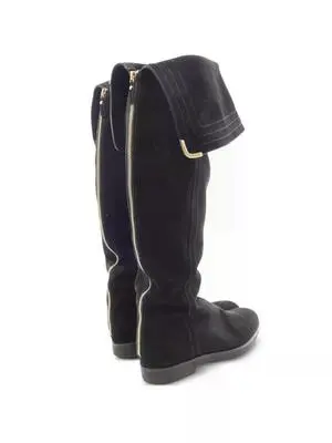 LOUIS VUITTON 2011 Suede Knee-high Boots