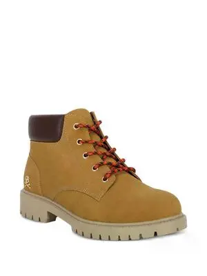 Philipp Plein Nubuck Leather Mid Boots Small Skull