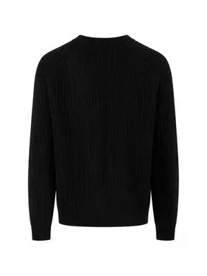 THE PULL Ribbed-knit Crew-neck Sweater
