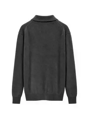 COSTUMEIN Pablo Long-sleeve Polo Shirt - Grey
