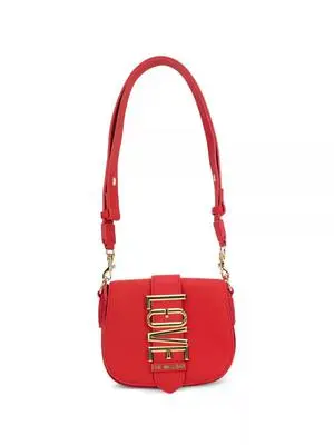Moschino Logo-plaque Shoulder Bag - Red