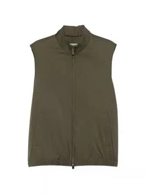Canali High-neck Sleeveless Jacket