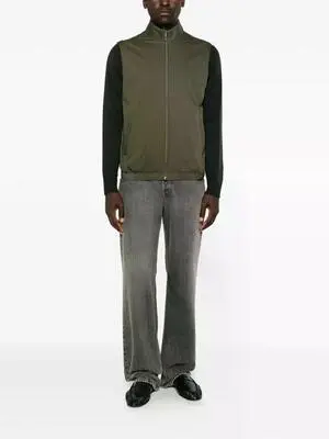 Canali High-neck Sleeveless Jacket