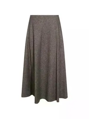 Tagliatore A-line Skirt - Brown
