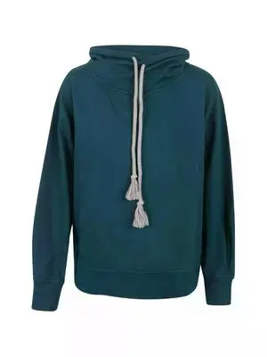 NOUMENO CONCEPT Tassel-drawstring Funnel-neck Sweatshirt