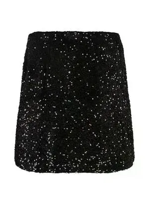 BLANCA VITA Sequin-embellished A-line Skirt