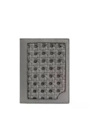 AVITEUR Cannage Leather Passport Wallet