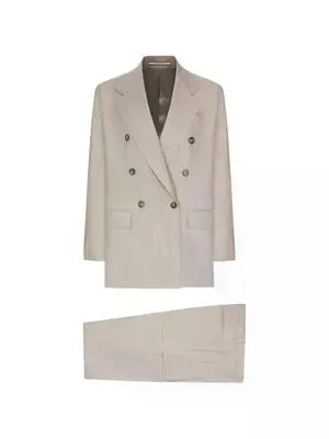 Tagliatore Double-breasted Suit - Neutrals