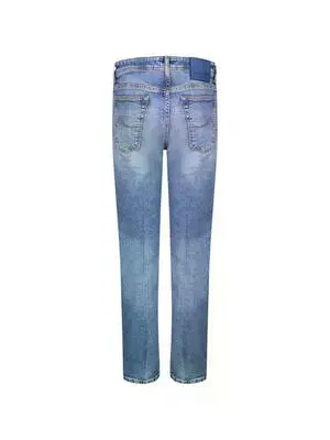 JACOB COHЁN Faded Straight-leg Jeans