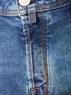 JACOB COHЁN Faded Straight-leg Jeans