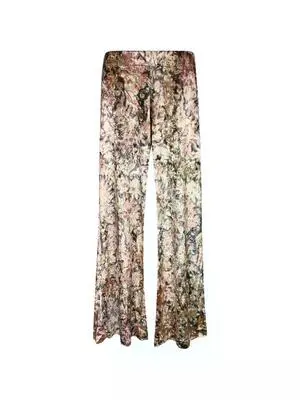 PIERRE-LOUIS MASCIA Ranada Floral-print Trousers