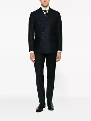 LARDINI Double-breasted Pinstripe Suit