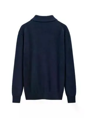 COSTUMEIN Pablo Merino Wool Polo Shirt - Blue
