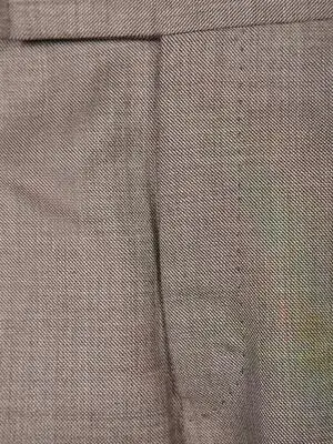 PT TORINO Pleated-detail Turn-up Trousers