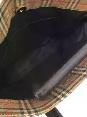 Burberry 2000-2017 Haymarket Check Canvas Tote Bag