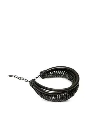 Brunello Cucinelli Monili-embellished Layered Bracelet - Silver