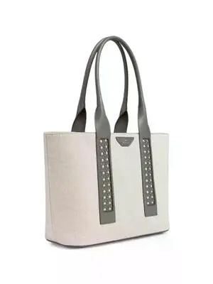 AVITEUR Cannage Canvas Tote Bag