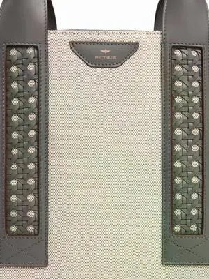 AVITEUR Cannage Canvas Tote Bag