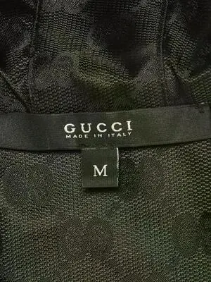 Gucci 2006 Monogram-print Hooded Jacket