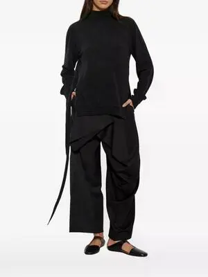 Issey Miyake Split-back Knit Sweater