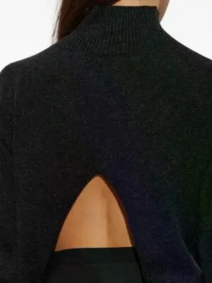 Issey Miyake Split-back Knit Sweater