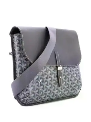 Goyard Coursier Messenger Bag Coated Canvas And Leather Crossbody Bag