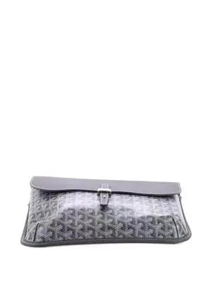 Goyard Coursier Messenger Bag Coated Canvas And Leather Crossbody Bag