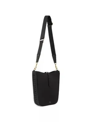 AVITEUR Gigi Woven-panel Shoulder Bag