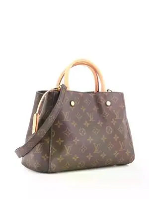 LOUIS VUITTON Montaigne Handbag Monogram Canvas Bb Satchel