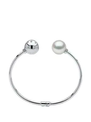 Yoko London Duet South Sea Pearl And Diamond Bangle