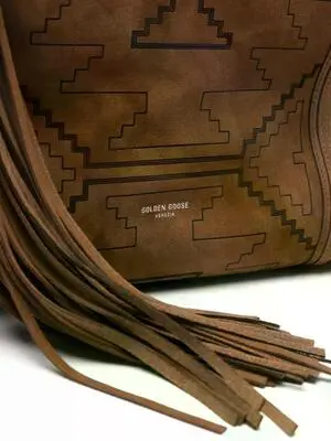 GOLDEN GOOSE 24/7 Geometric-embroidered Tote Bag