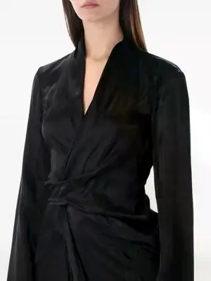 Rick Owens Long Wrap Gown